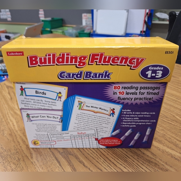 Lakeshore | Other | Lakeshore Building Fluency Card Bank Kit | Poshmark
